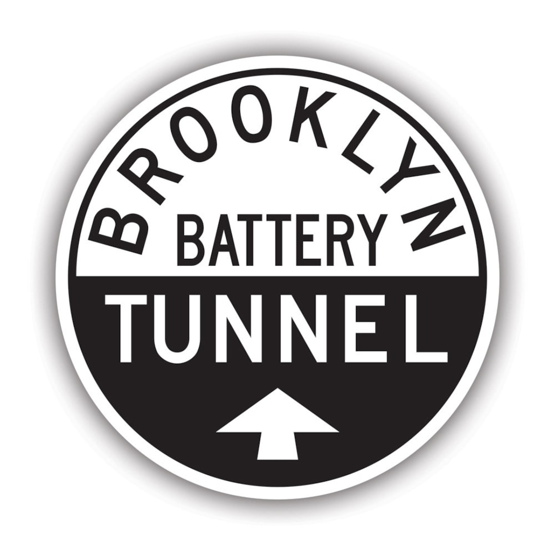 Brooklyn Battery Tunnel Sign Sticker - Decal - American Made - UV ...