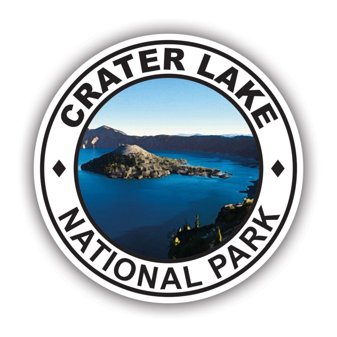Crater Lake National Park Sticker - Decal - American Made - UV ...