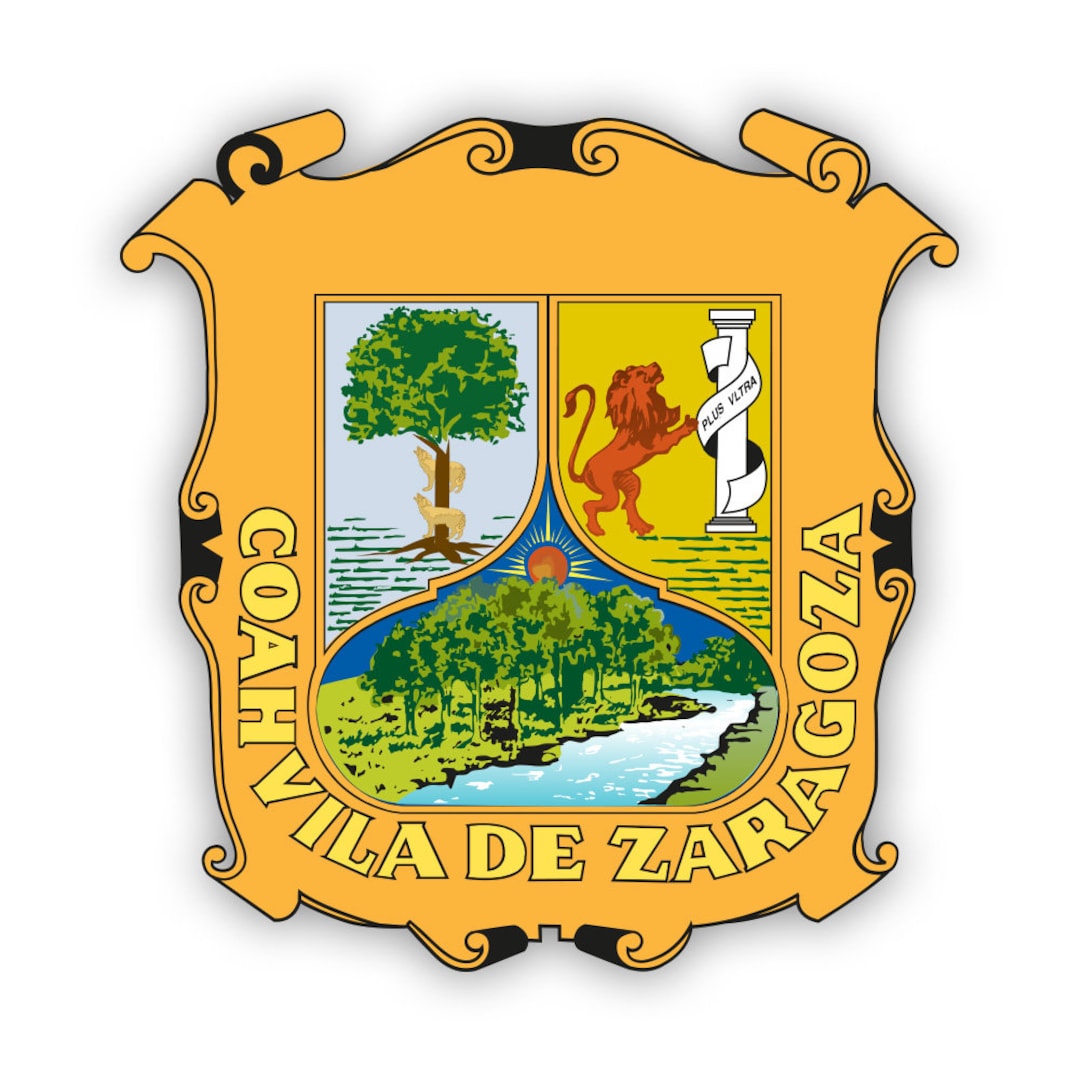 Coahuila Coat of Arms Sticker - Decal - American Made - UV Protected Ch ...
