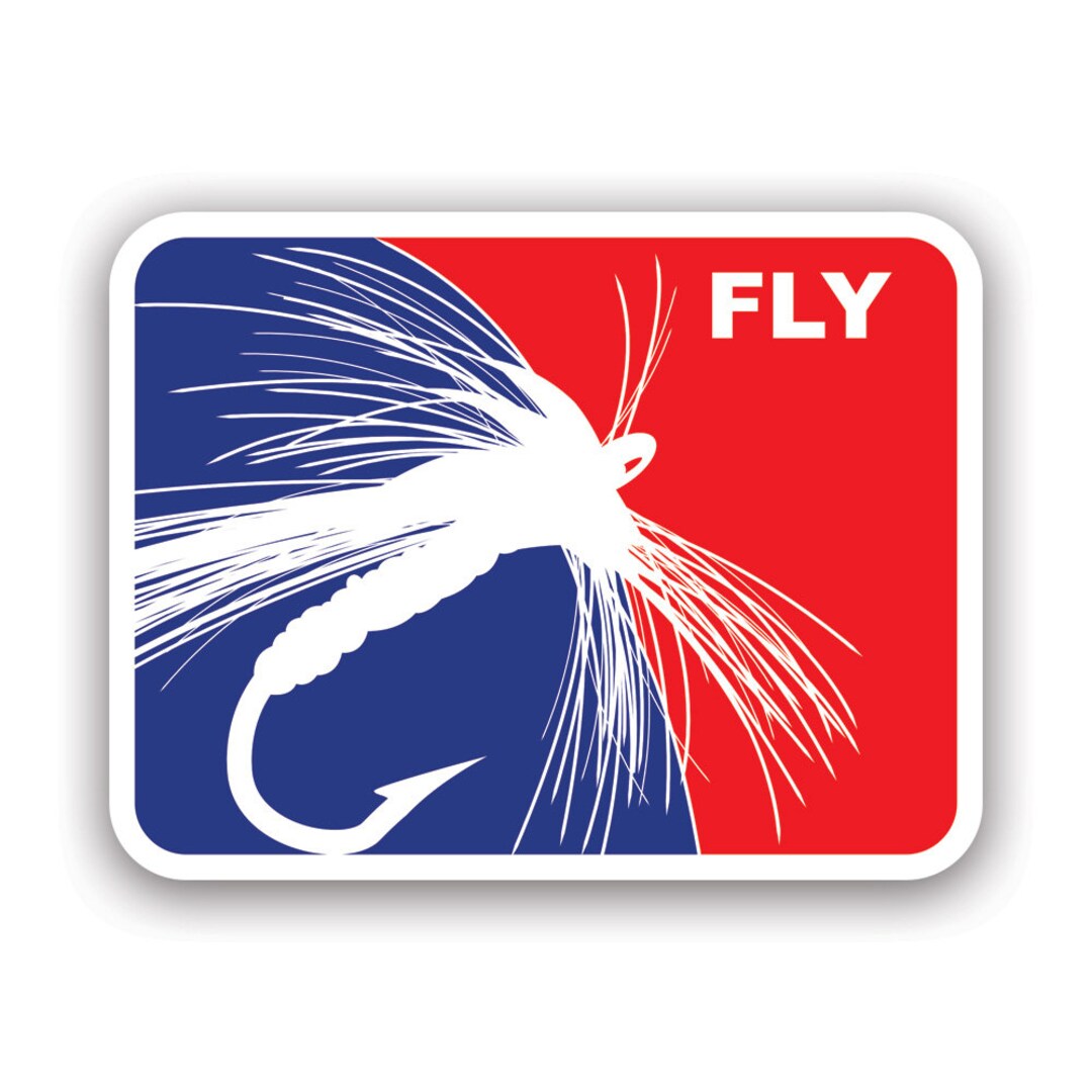 Fly Fishing Sticker - Decal - American Made - UV Protected Salmon Trout ...
