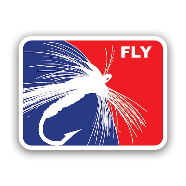 Fly Fishing Sticker - Etsy
