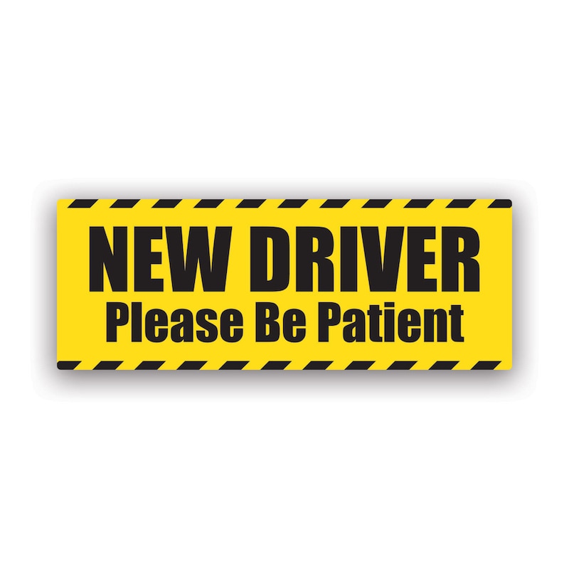 New Driver Sticker - Etsy