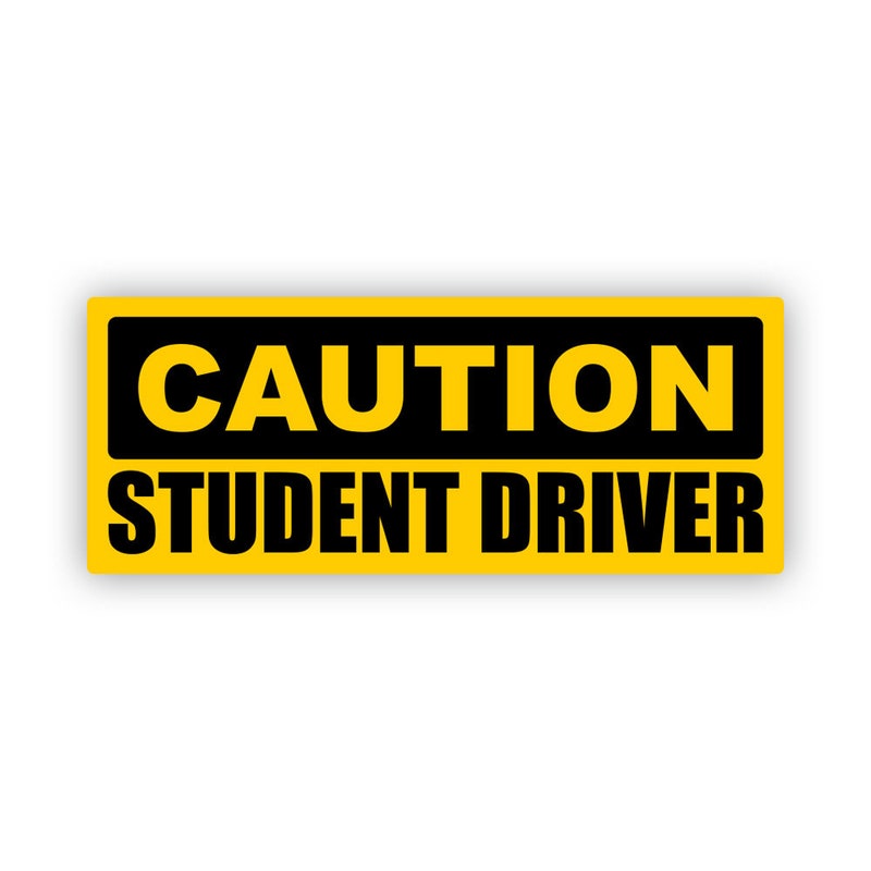 Student Driver Sticker - Etsy