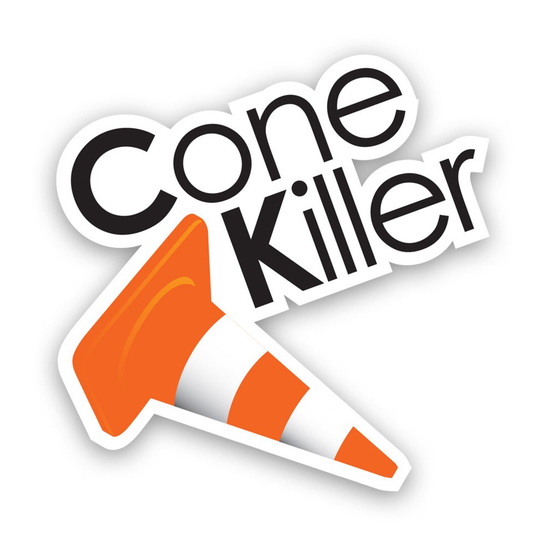 Cone Killer Sticker - Decal - American Made - UV Protected Drift ...