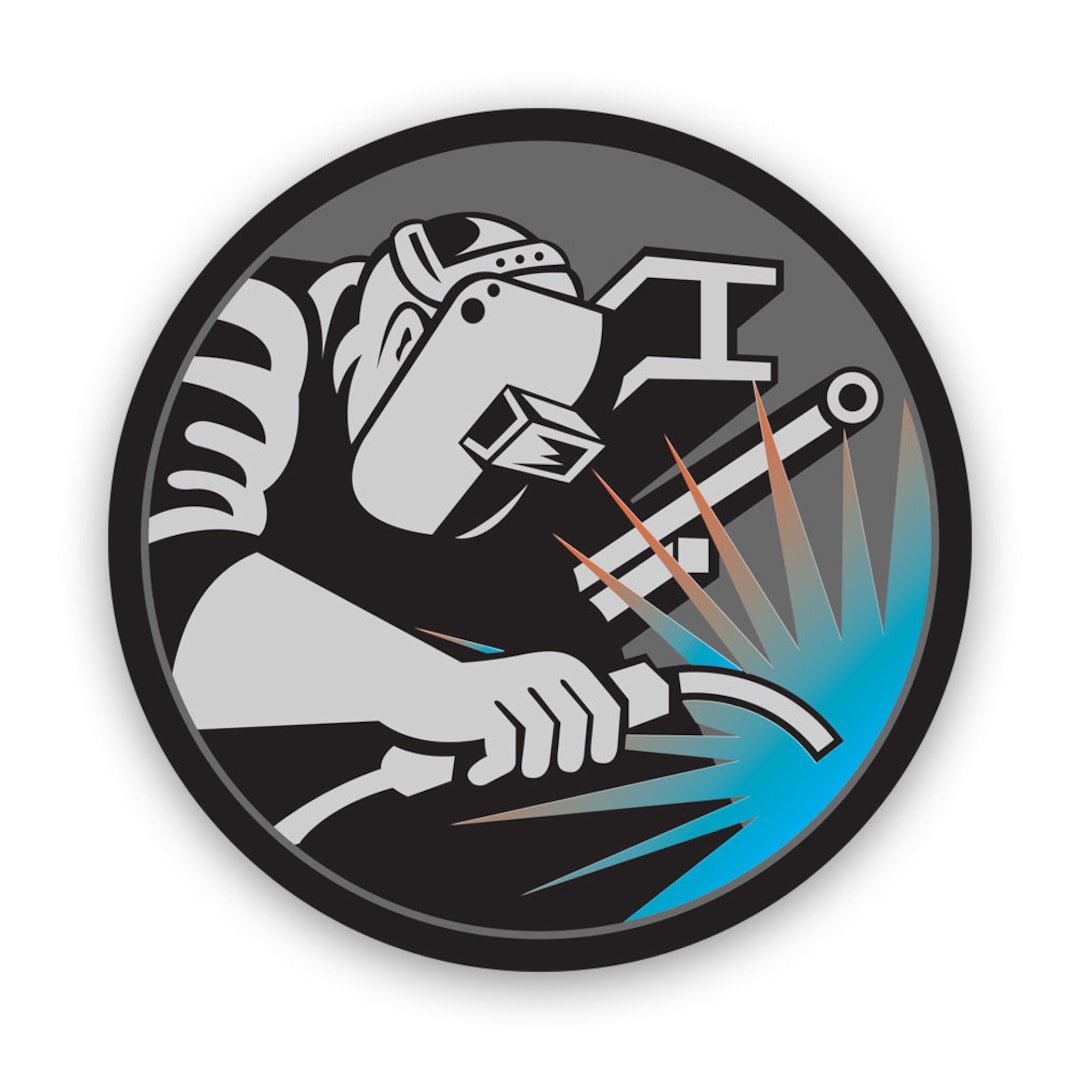Welder Logo Sticker - Decal - American Made - UV Protected - Hardhat ...