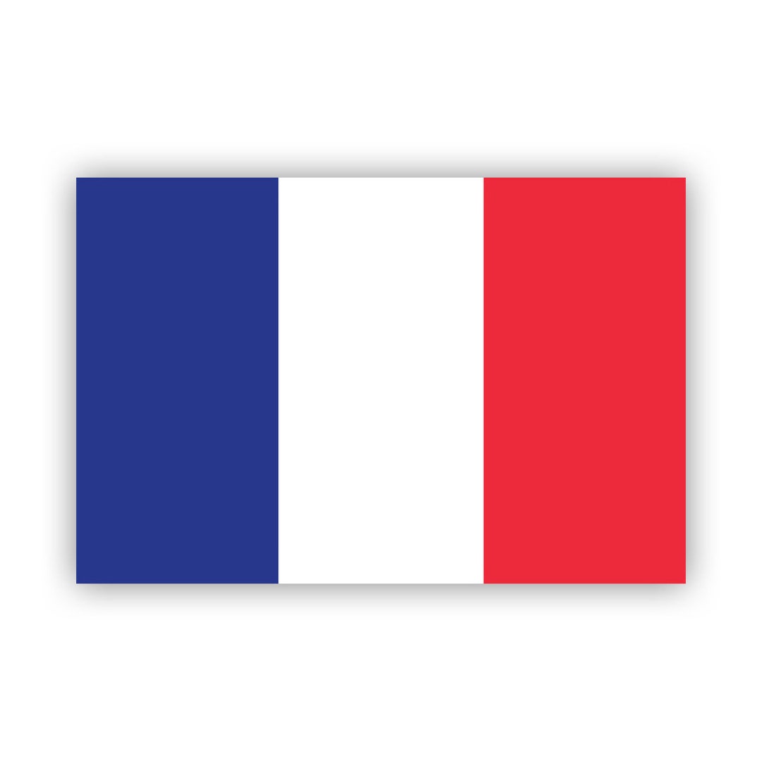 French Flag Sticker - Decal - American Made - UV Protected France - Etsy