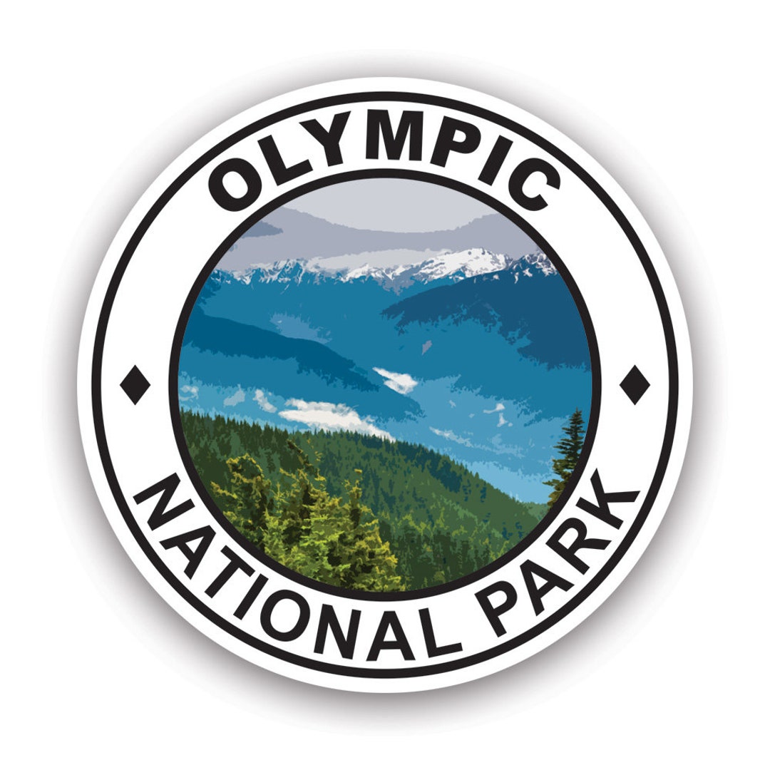 Olympic National Park Sticker - Decal - American Made - UV Protected ...