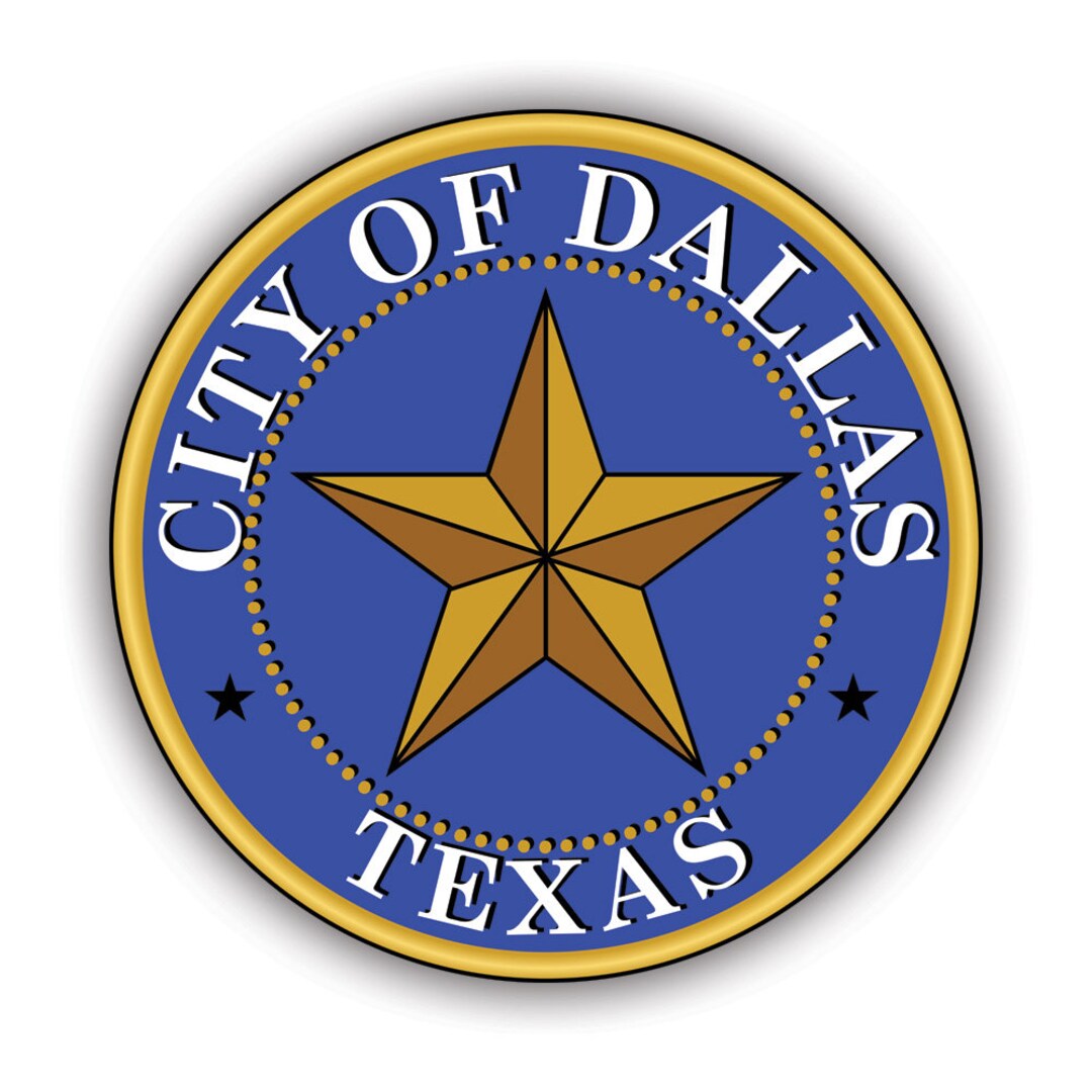 Seal of Dallas Sticker Decal American Made UV Protected Texas City Seal ...