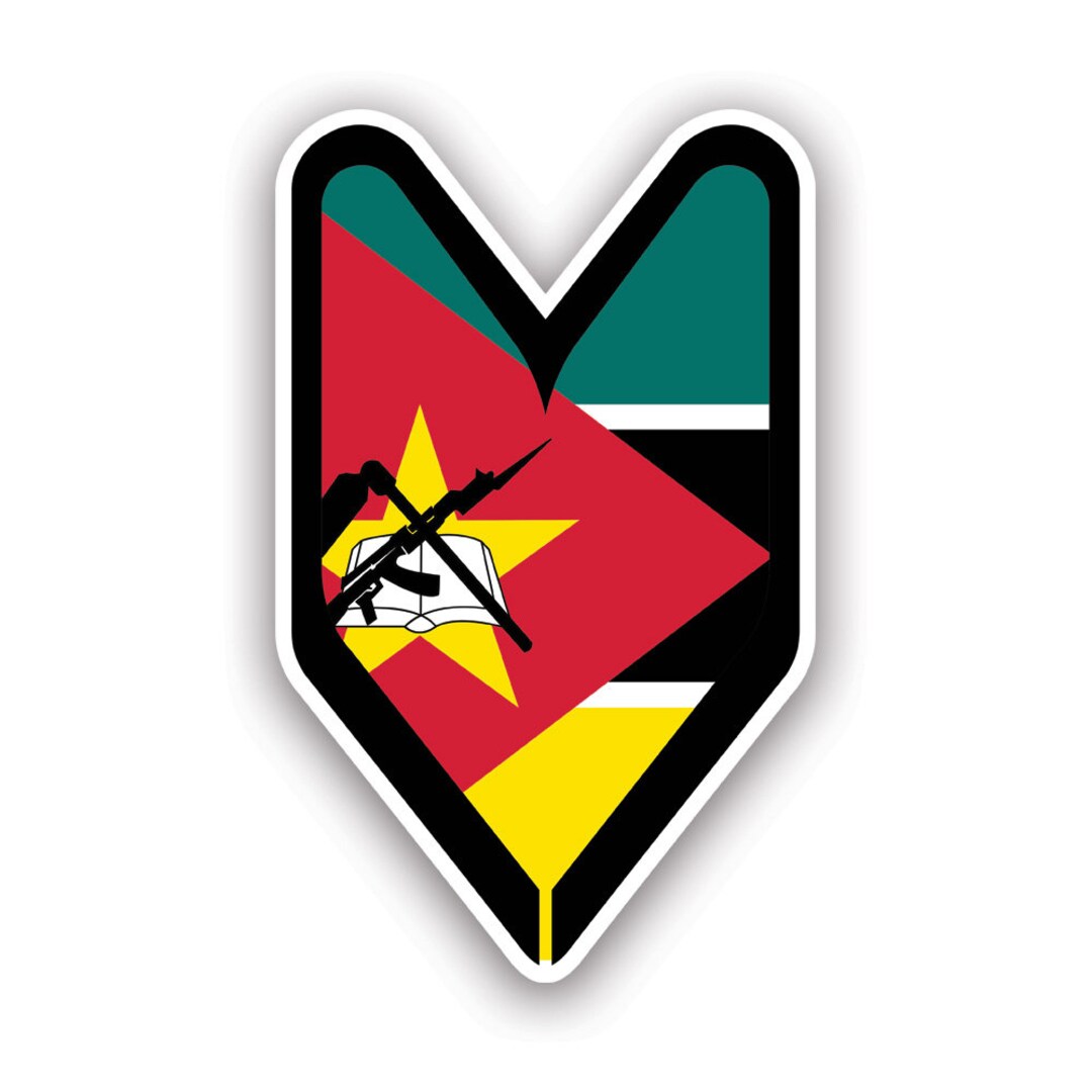 Mozambican Driver Badge Sticker - Decal - American Made - UV Protected ...