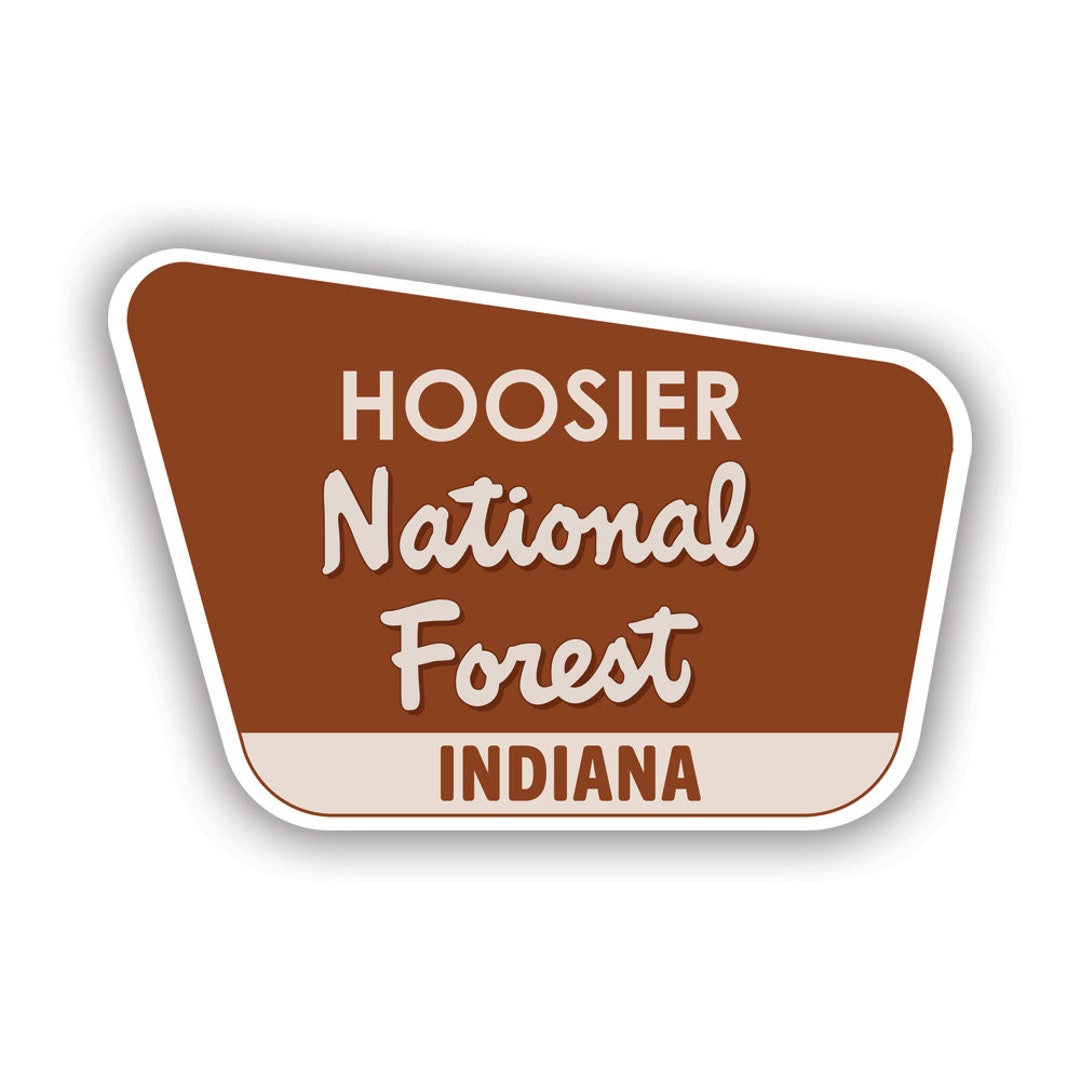 Hoosier National Forest Indiana in Sticker Decal American Made UV ...