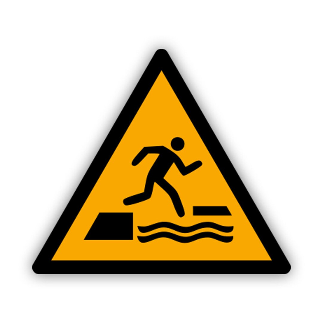 W068 Falling Into Water When Stepping on or off A Floating Surface ...