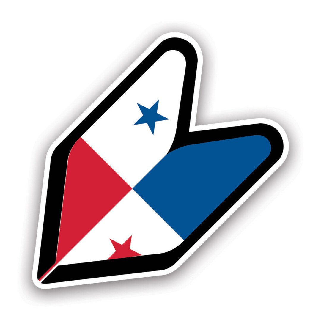 Panamanian Driver Badge Sticker - Decal - American Made - UV Protected ...