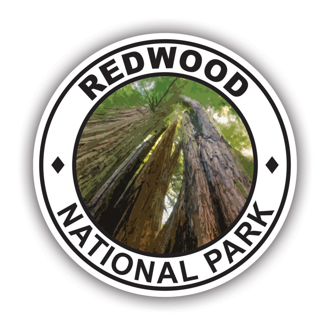 Redwood National Park Sticker - Decal - American Made - UV Protected ...
