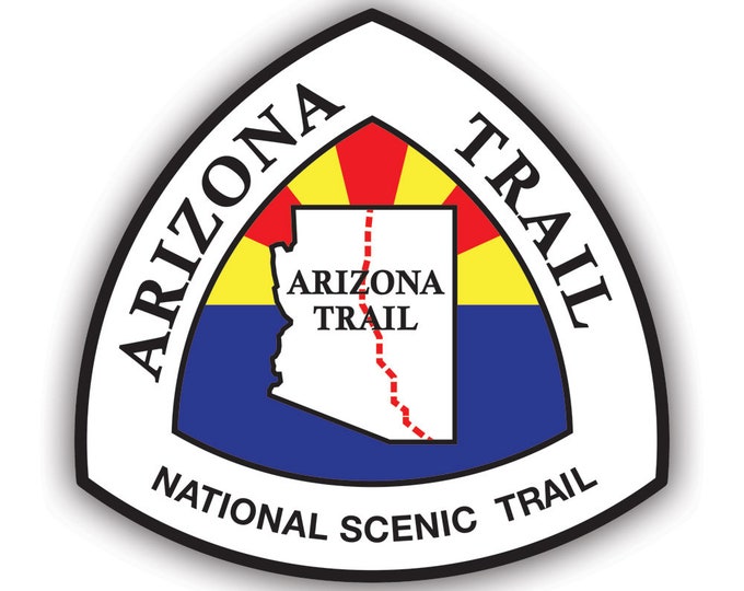 The Arizona Trail Sign I the Arizona Trail Map-choose Your - Etsy