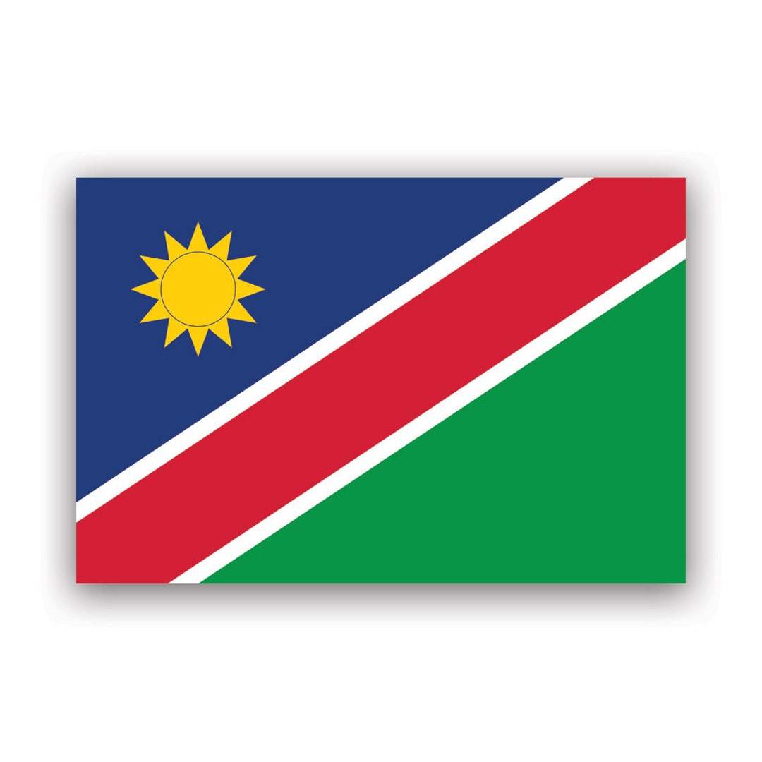 Namibian Flag Sticker - Decal - American Made - UV Protected - Namibia ...