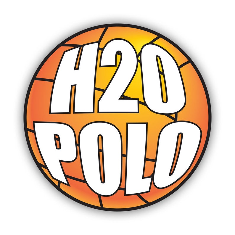 Water Polo Ball H2O Polo Sticker Decal American Made UV - Etsy