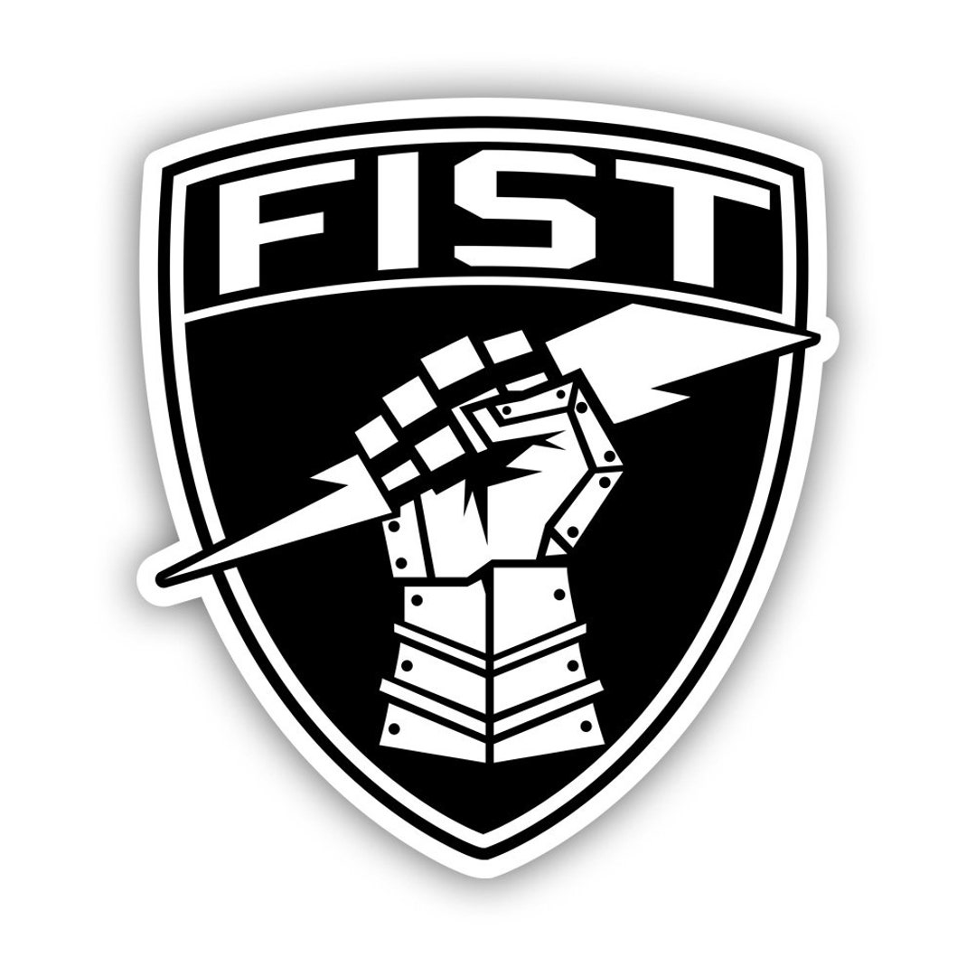 Fisters 13F Fister Symbol Sticker - Decal - American Made - UV ...