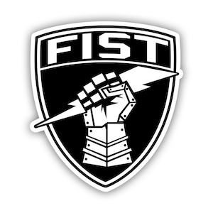 Fisters 13F Fister Symbol Sticker - Decal - American Made - UV ...