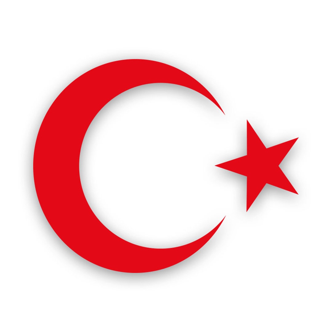 Turkish Emblem Sticker - Decal - American Made - UV Protected Turkey ...