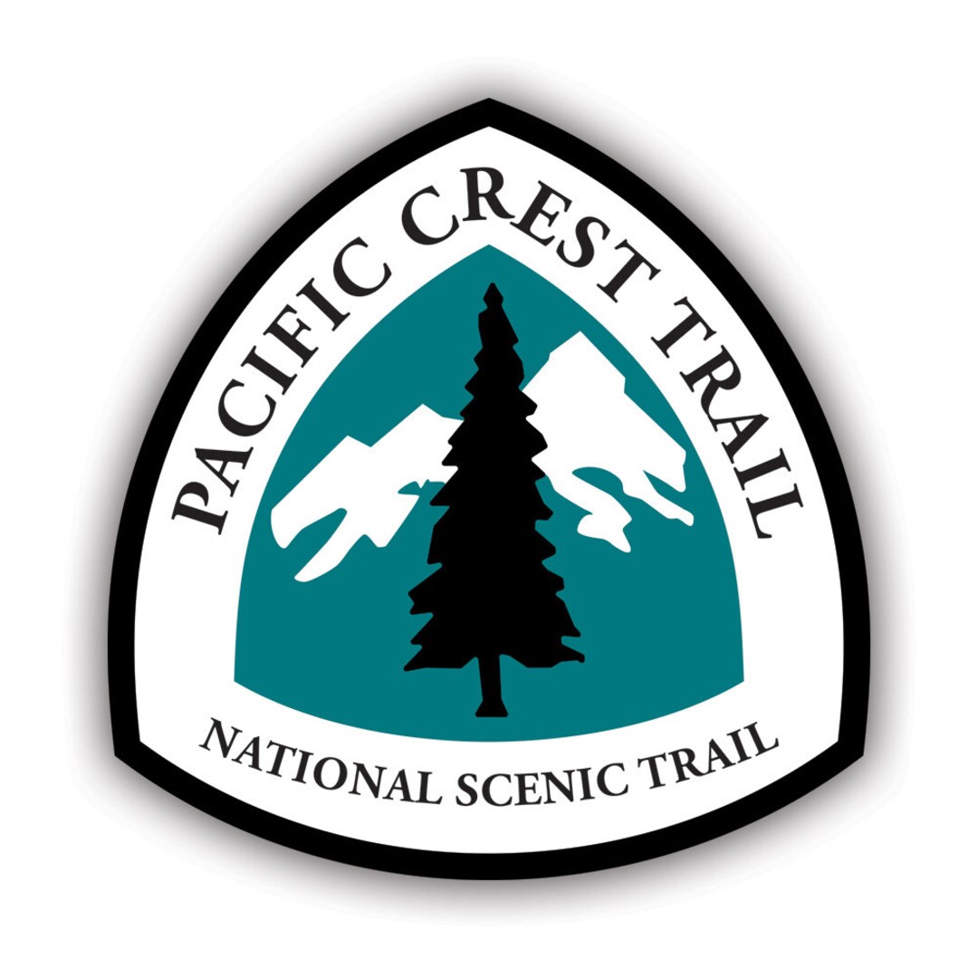 Pacific Crest Trail National Scenic Trail Sticker - Decal - American ...