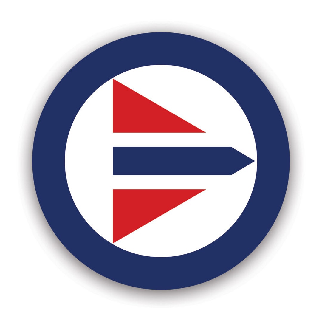 Royal Norwegian Roundel Sticker - Decal - American Made - UV Protected ...