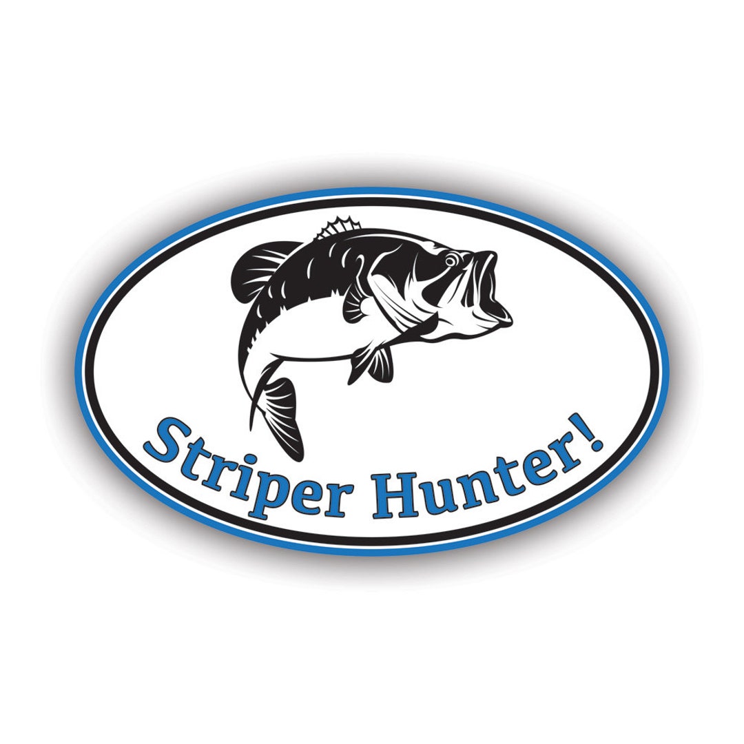 Oval Striper Hunter Sticker - Decal - American Made - UV Protected ...