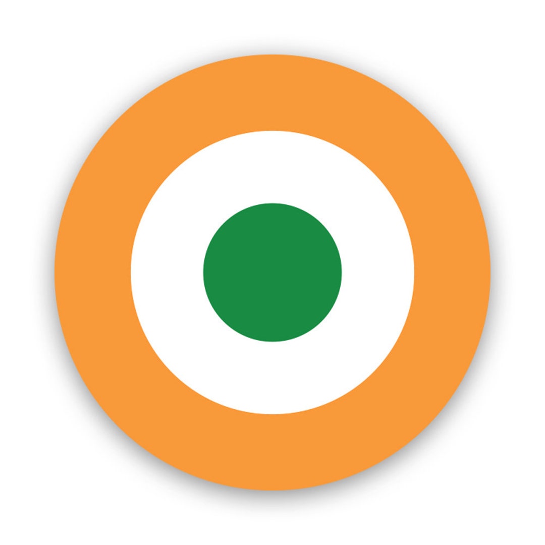 Indian Air Force Roundel Sticker - Decal - American Made - UV Protected ...