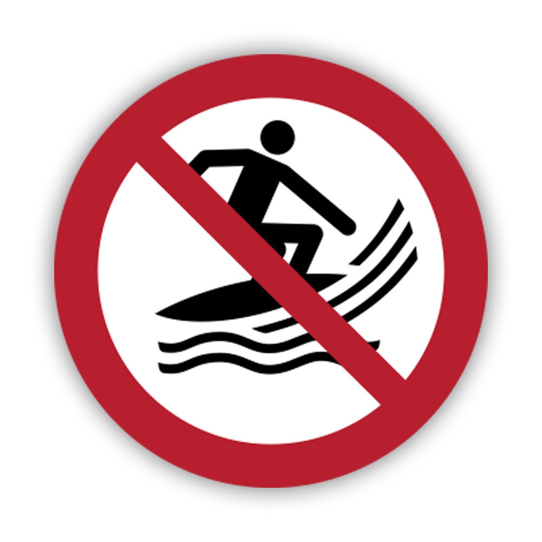 P060 No Outdoor Footwear Sticker Decal American Made UV Protected Iso ...