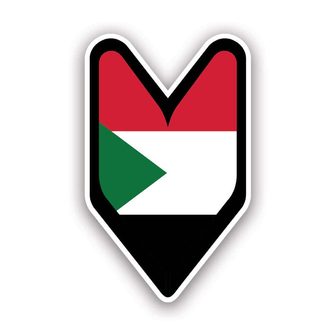 Sudanese Driver Badge Sticker - Decal - American Made - UV Protected ...