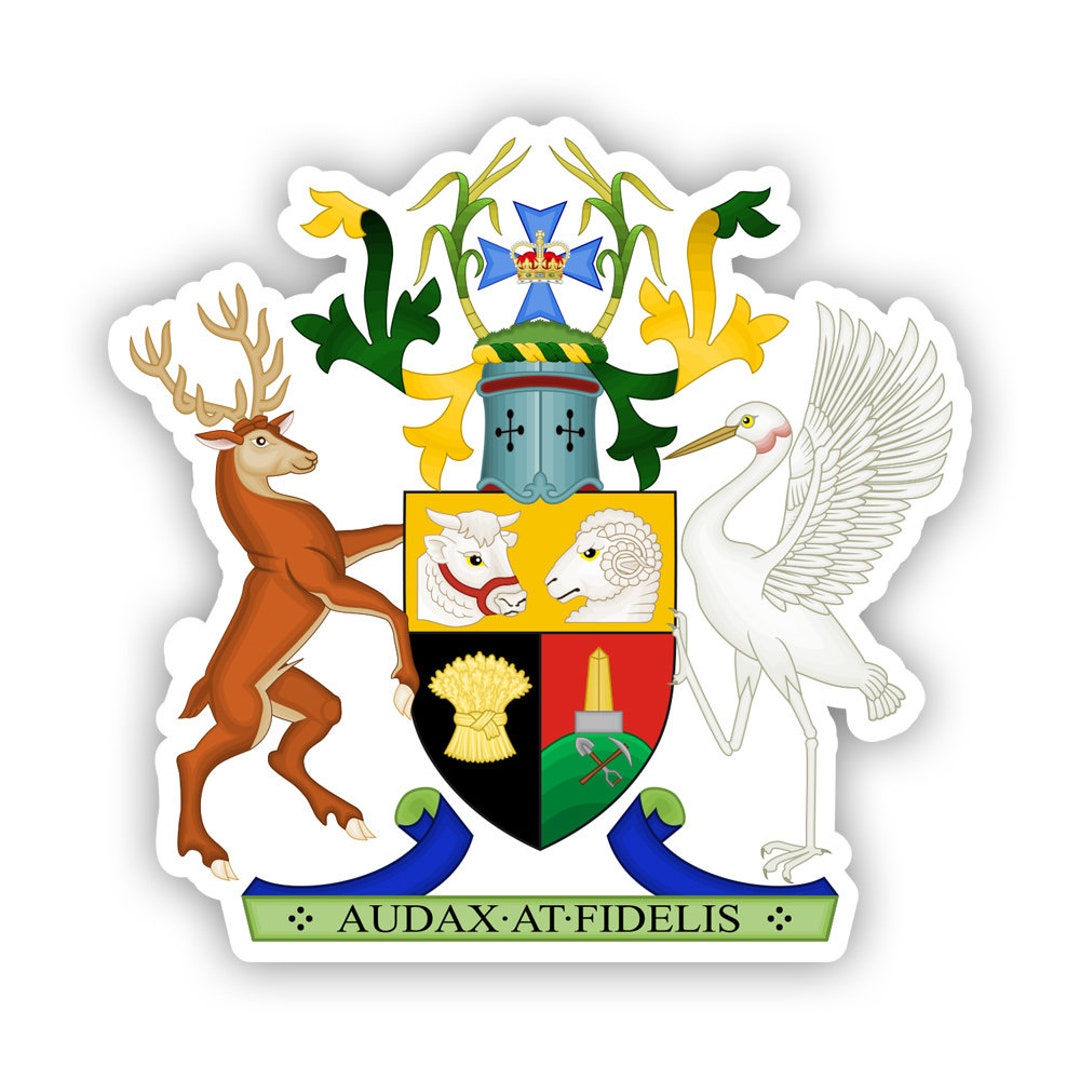 Queensland Coat of Arms Sticker - Decal - American Made - UV Protected ...