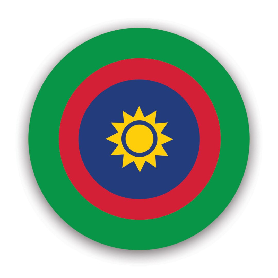 Namibian Roundel Sticker - Decal - American Made - UV Protected ...