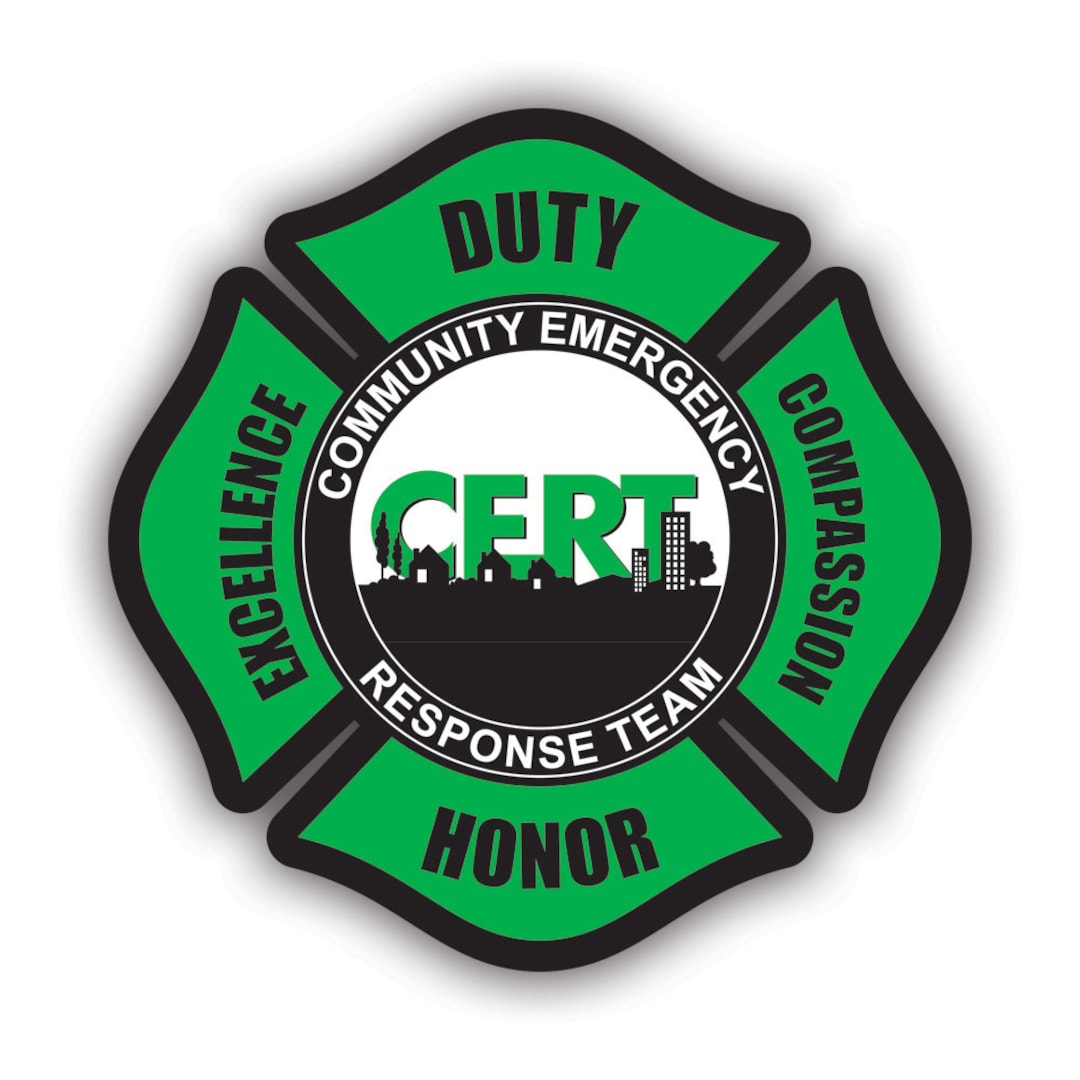 Maltese CERT Fire Department Sticker - Decal - American Made - UV ...