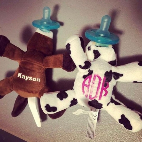 Monogram Pacifier - Etsy