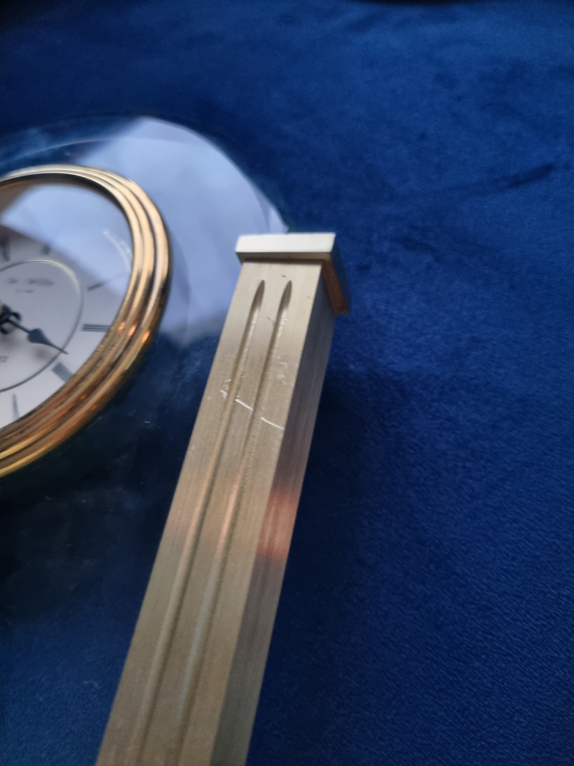 William Widdop Art Deco Glass Bezel Mantel Clock - Etsy UK