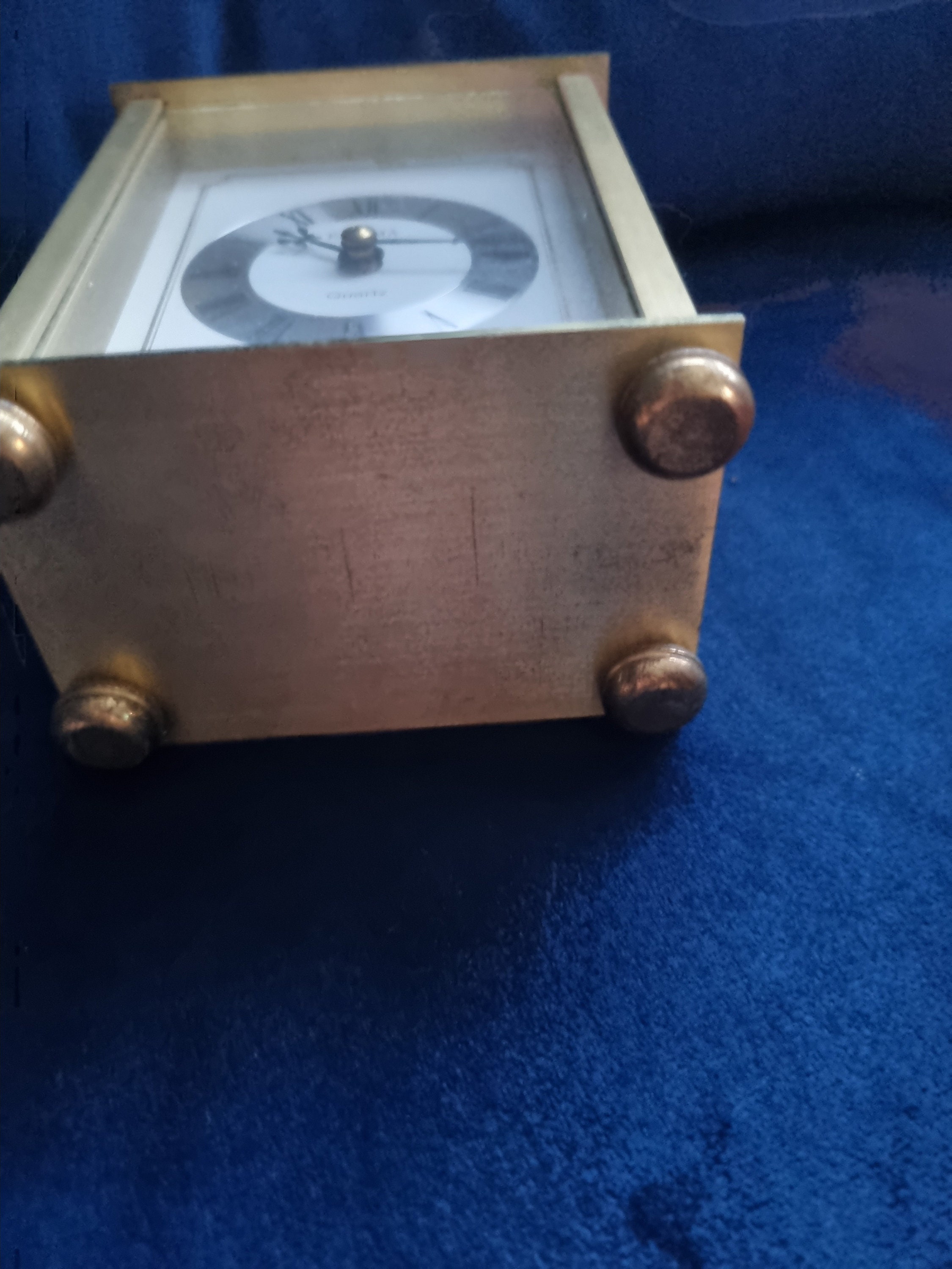 Rare Vintage Estyma Brass Mantle Carriage Clock - Etsy