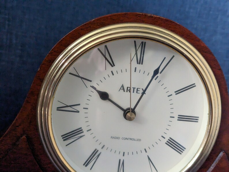 Vintage Artex Napoleon Hat Style Radio Control Clock, an Oak Cased - Etsy