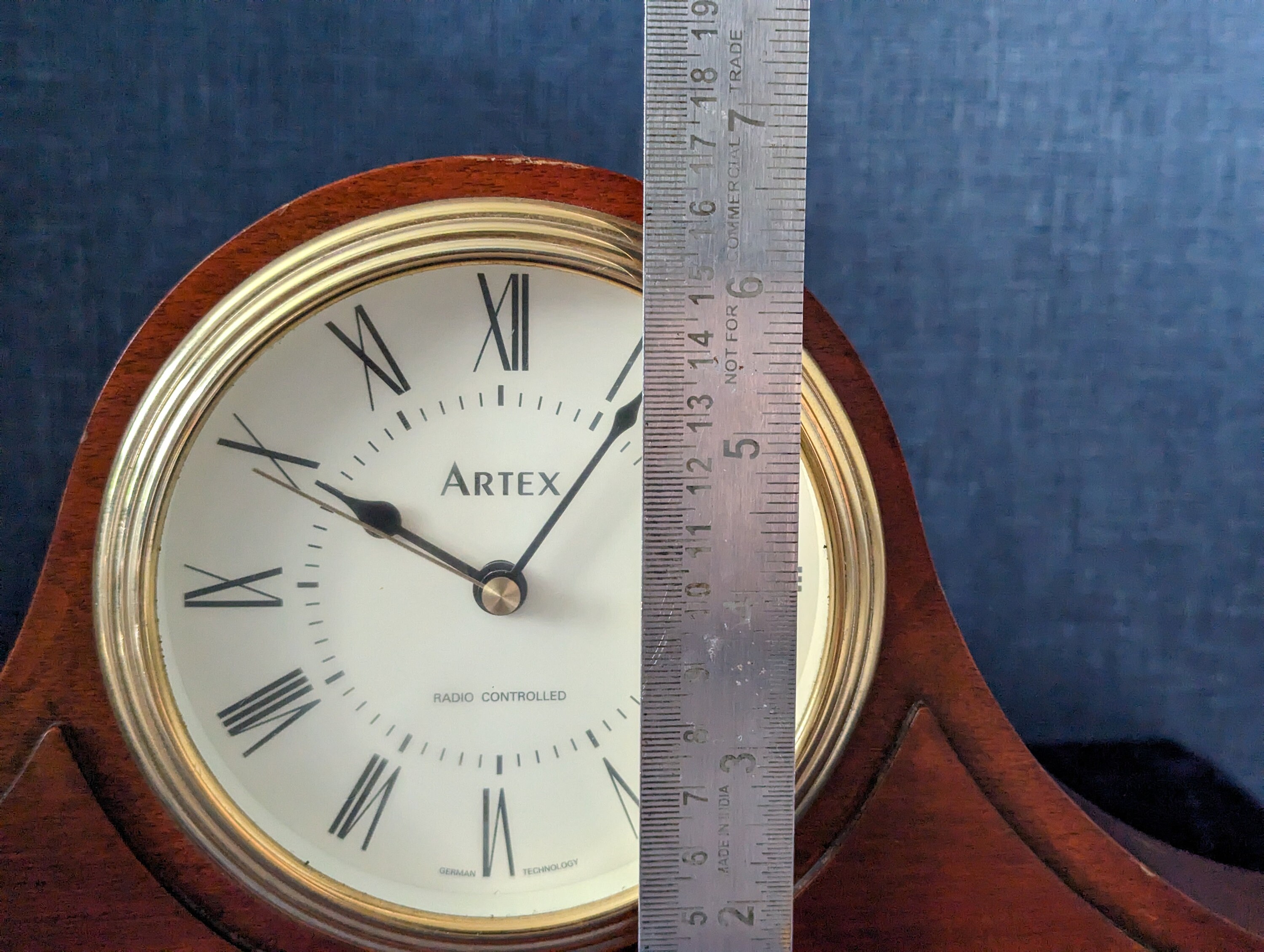 Vintage Artex Napoleon Hat Style Radio Control Clock, an Oak Cased - Etsy