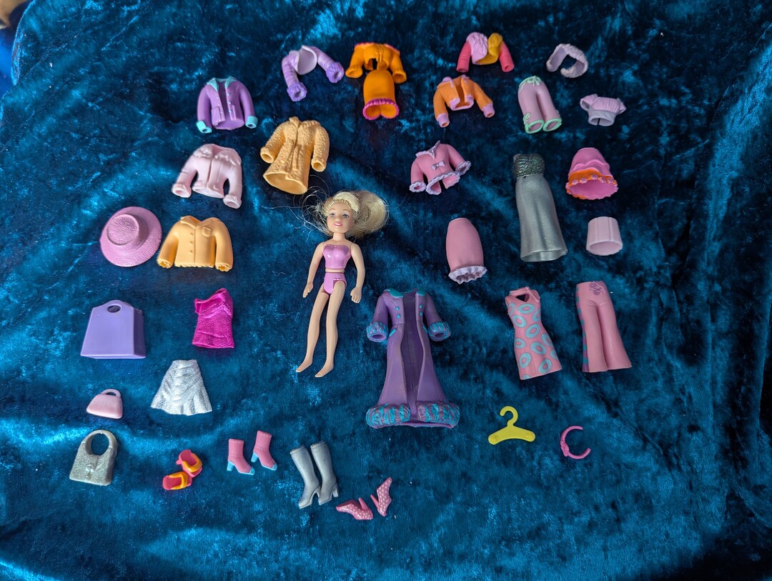 Vintage Polly Pocket Doll With Clothing and Accessories - Etsy