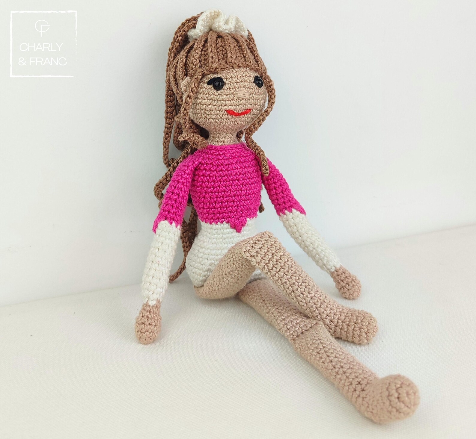 Ayana Gymnast Doll Amigurumi Crochet Pattern Detailed Instructions With ...