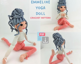 Allie Team Gymnast Doll Amigurumi Crochet Pattern Detailed Instructions ...