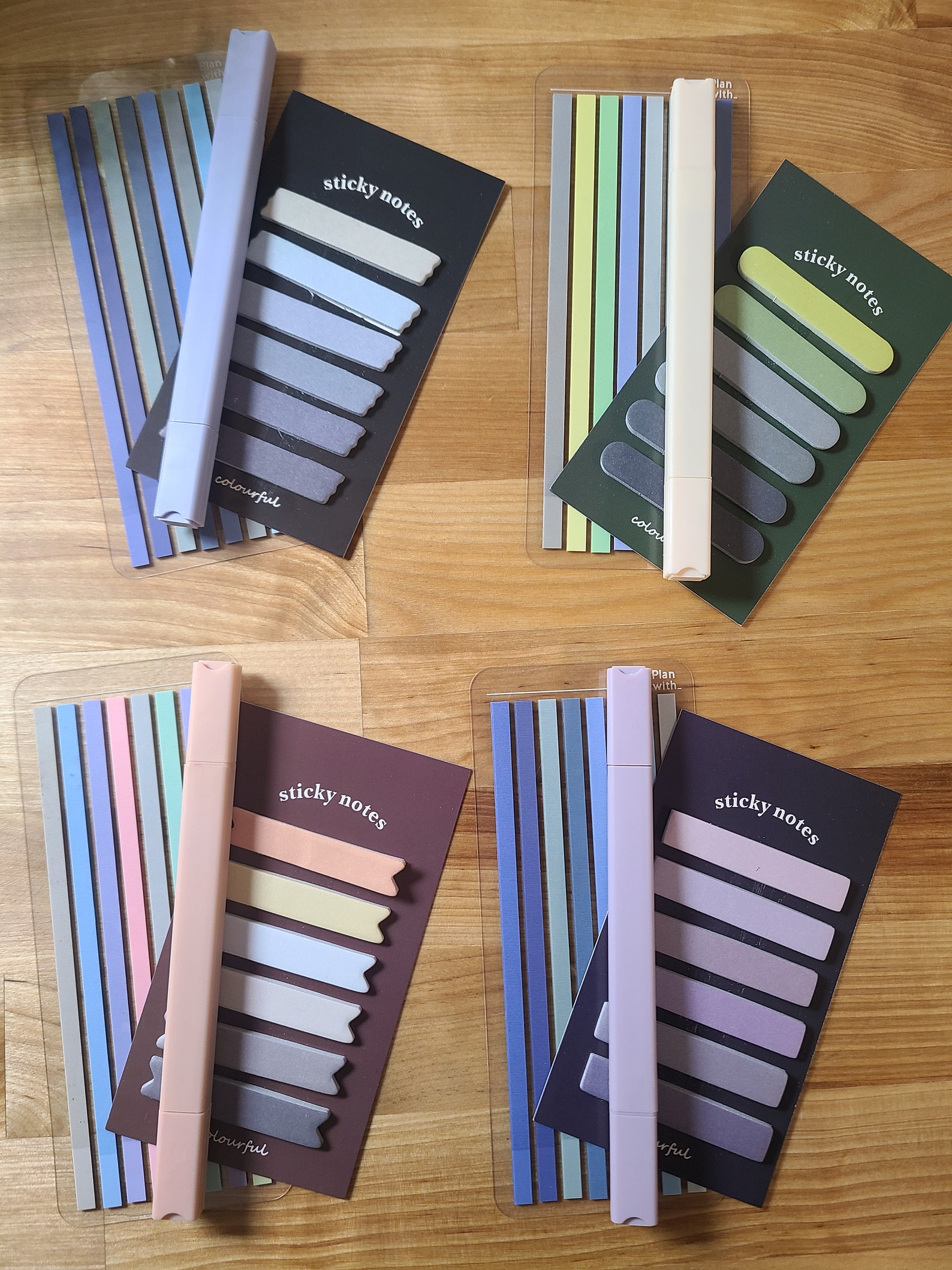 Book Annotating Kit: Color-coded Tabs, Highlighting Strips & Marker - Etsy