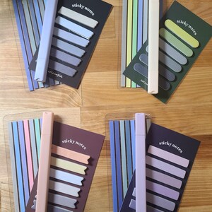 Book Annotating Kit: Color-coded Tabs, Highlighting Strips & Marker - Etsy