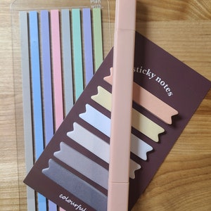 Book Annotating Kit: Color-coded Tabs, Highlighting Strips & Marker - Etsy