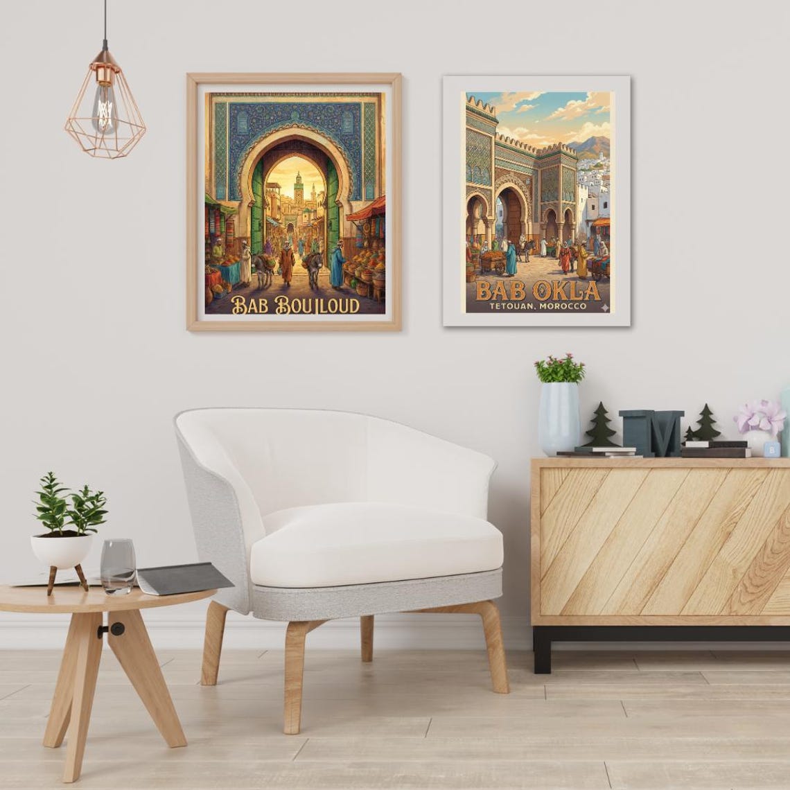 Moroccan Gates Wall Art (set of 5) , Traditional Moroccan Architecture ...