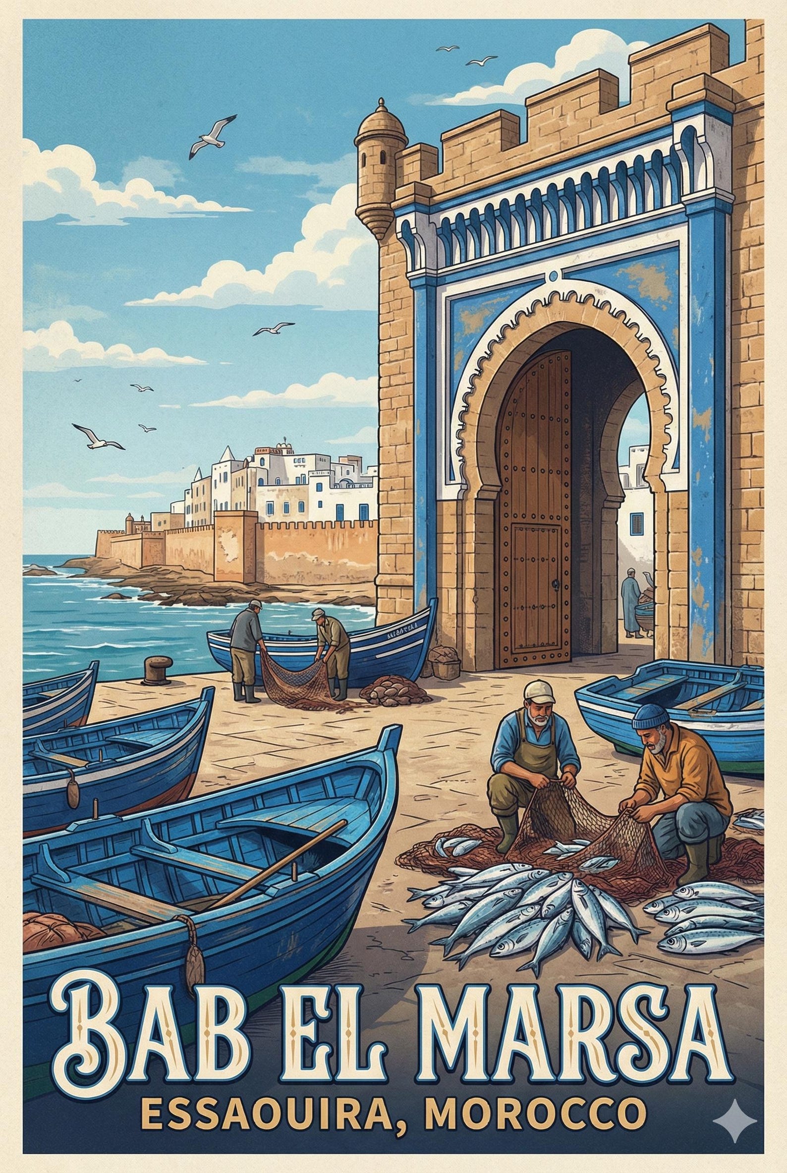 Moroccan Gates Wall Art (set of 5) , Traditional Moroccan Architecture ...