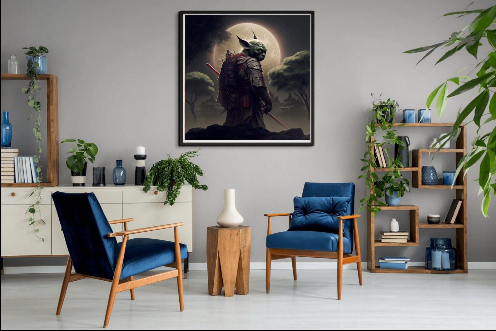 Samurai Yoda | STAR WARS Wall Art | Digital Art Print for Posters, Wall ...