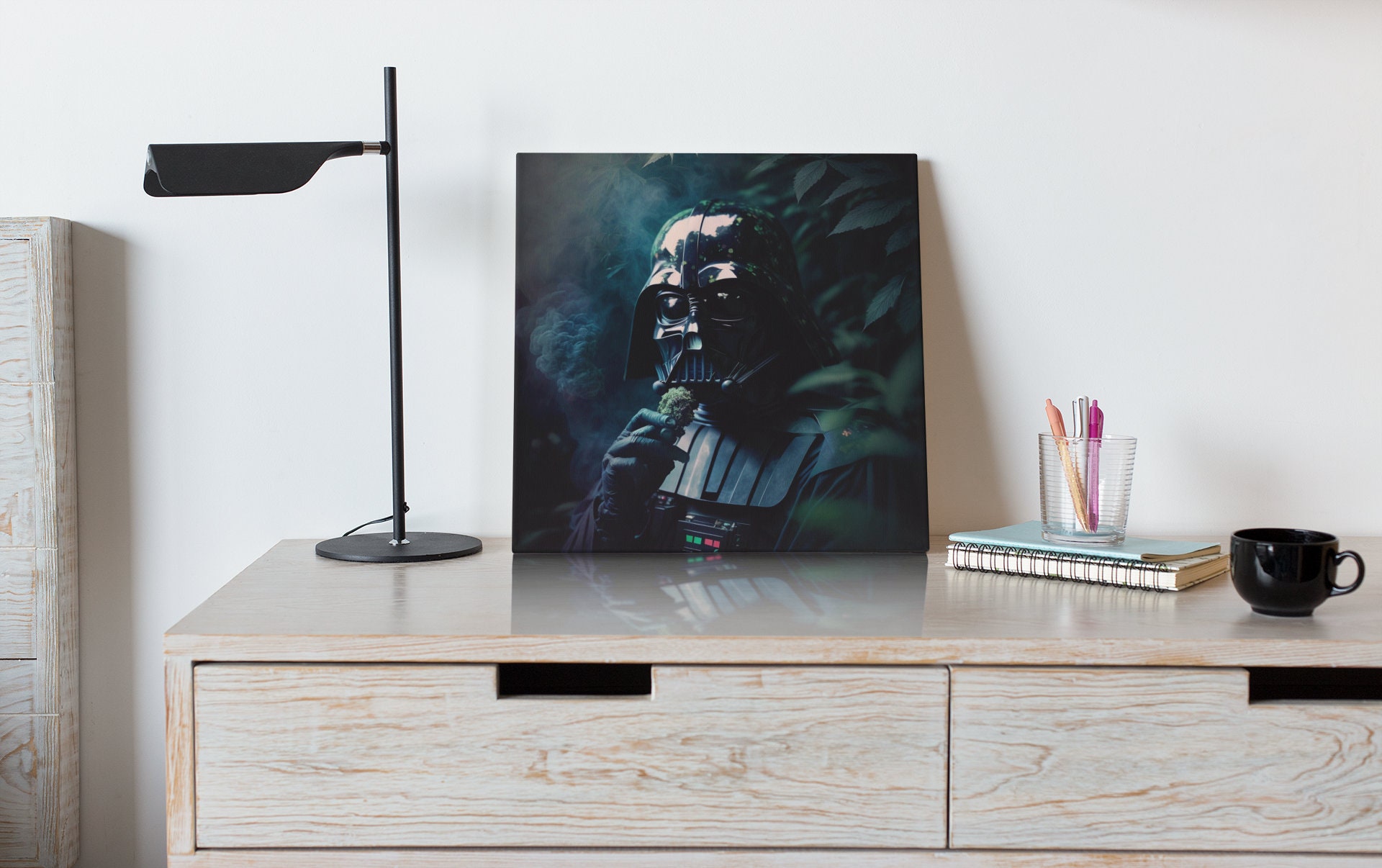 Cannabis Darth Vader STAR WARS Wall Art Digital Art Print - Etsy