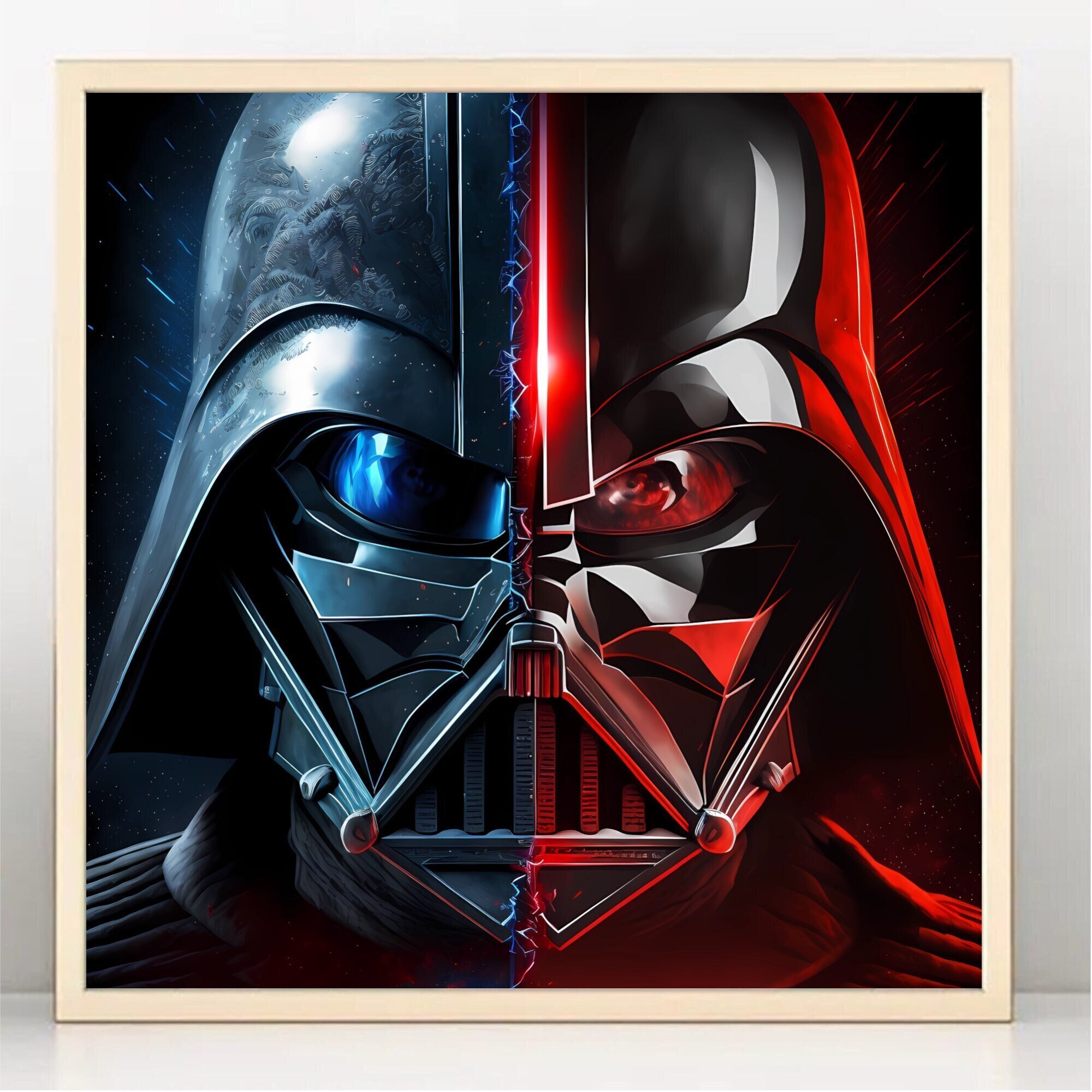 Darth Vader STAR WARS Wall Art Digital Art Print for Posters, Wall ...