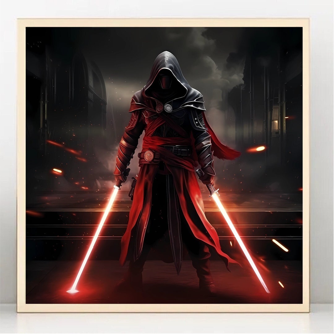 Sith Lord Assassins Creed STAR WARS Wall Art Digital Art Print for ...