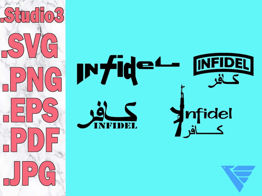 Infidel Digital File Svg Eps Jpg Studio3 Pdf Silhouette Cut File - Etsy